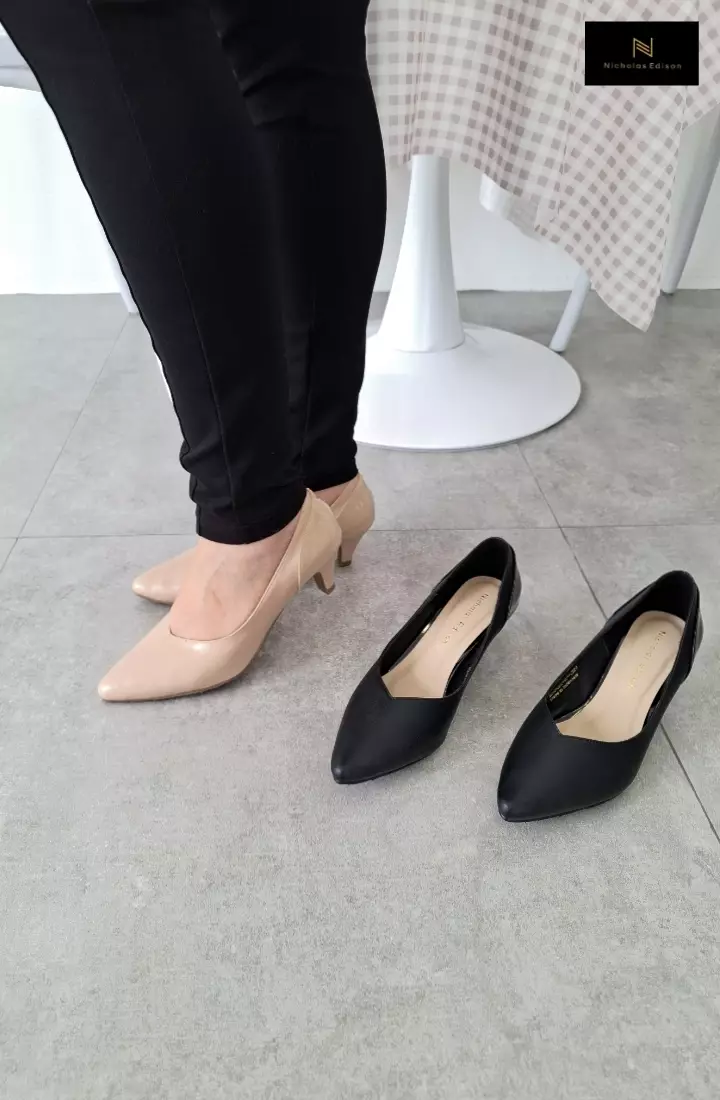 Jual NICHOLAS EDISON Nicholas Edison Heel Kim Beige Original 2025 ...