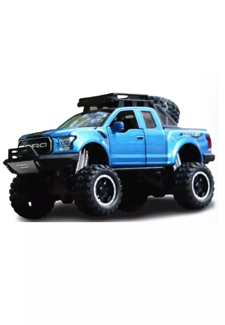 Buy Kiddie Cave Ford Raptor F150 Pickup Die-Cast Toy Off Road Vehicle ...