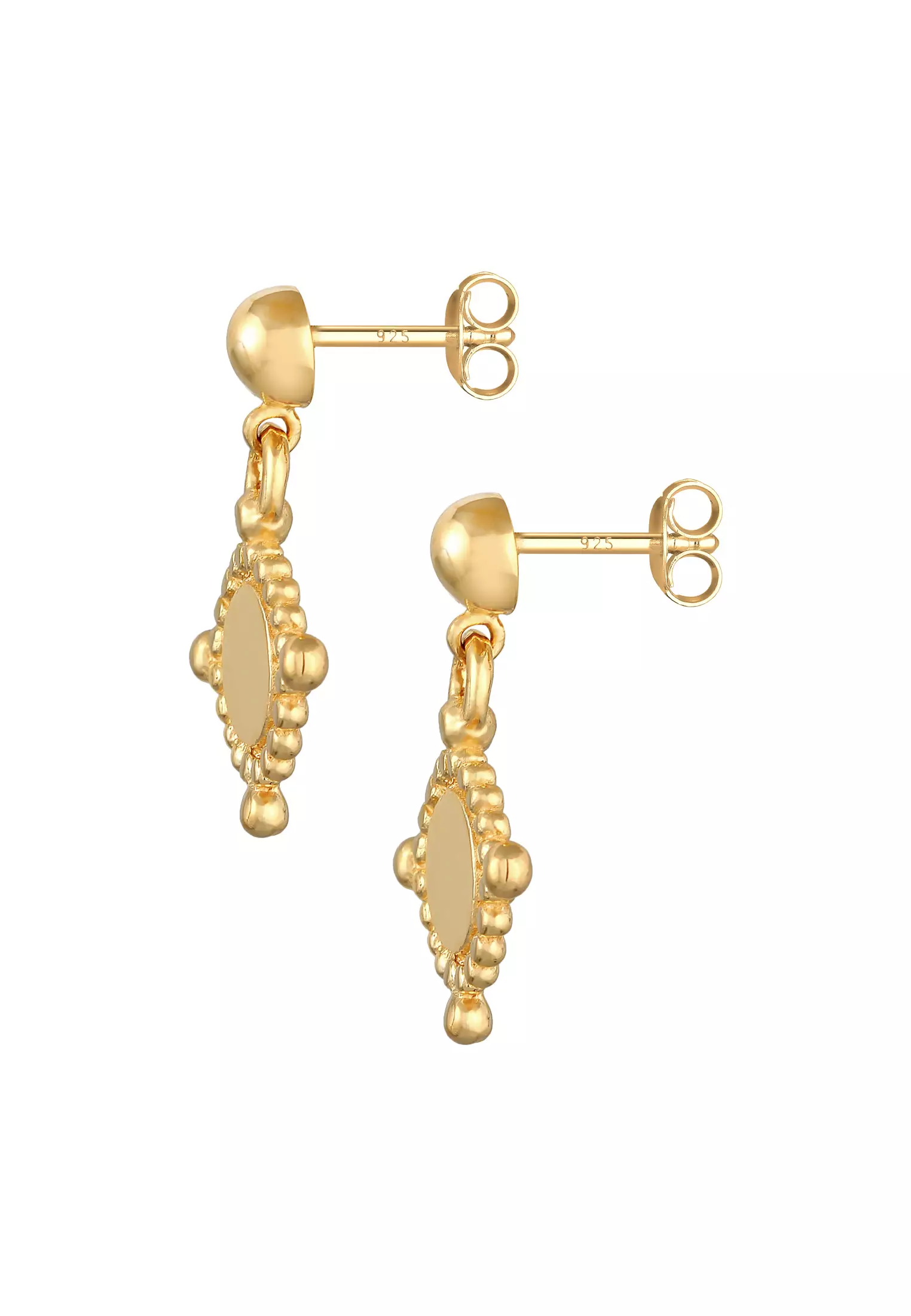 Buy ELLI GERMANY Earrings Balls Basic Gold Plated Online | ZALORA Malaysia