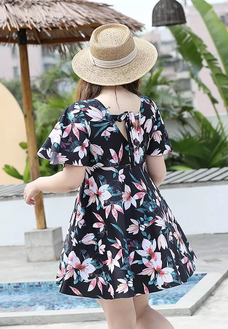 Buy LYCKA LMN8024 Korean Lady One Piece Swimwear Red Online | ZALORA ...