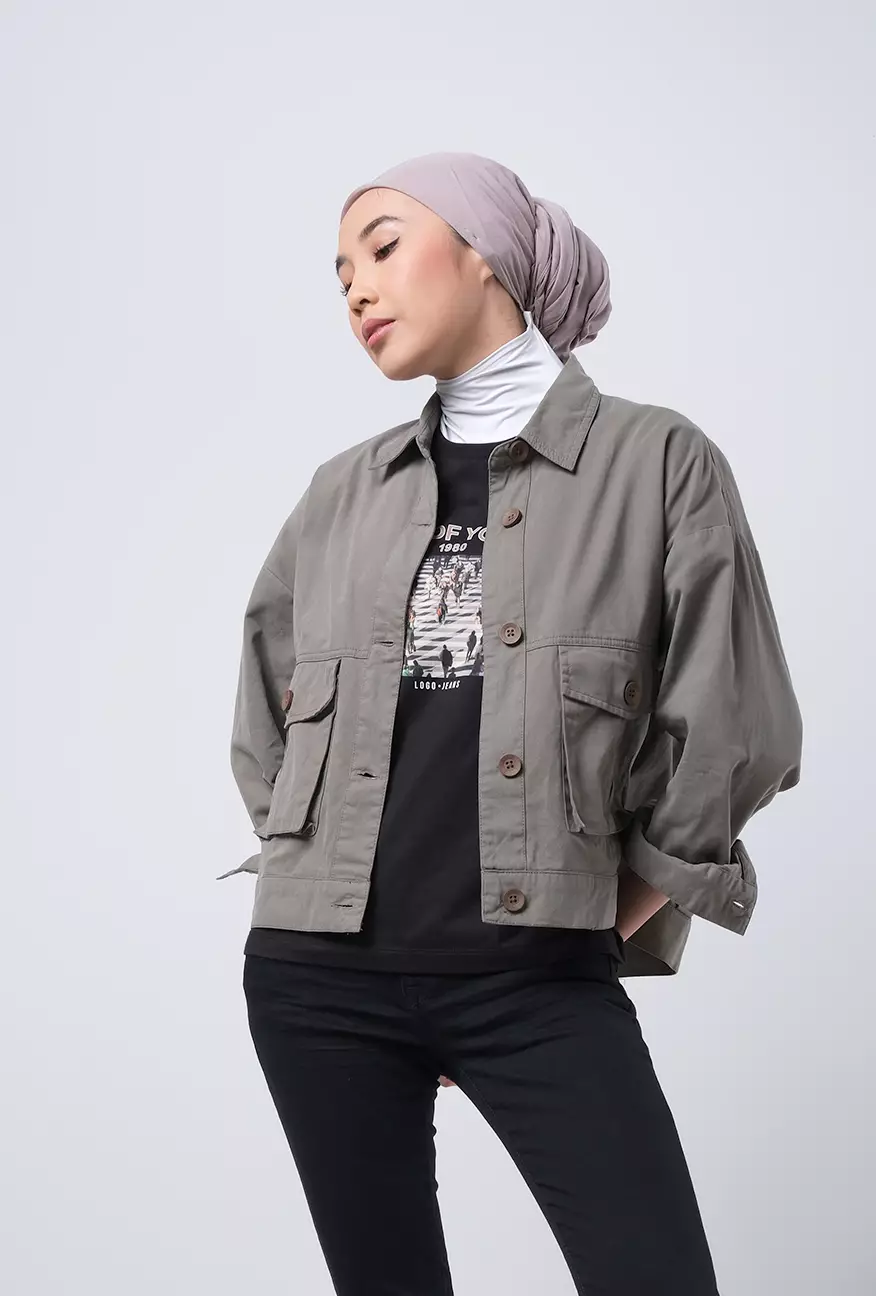 Jual LOGO JEANS Logo Jeans Outer Ivy Army Original 2024 | ZALORA ...