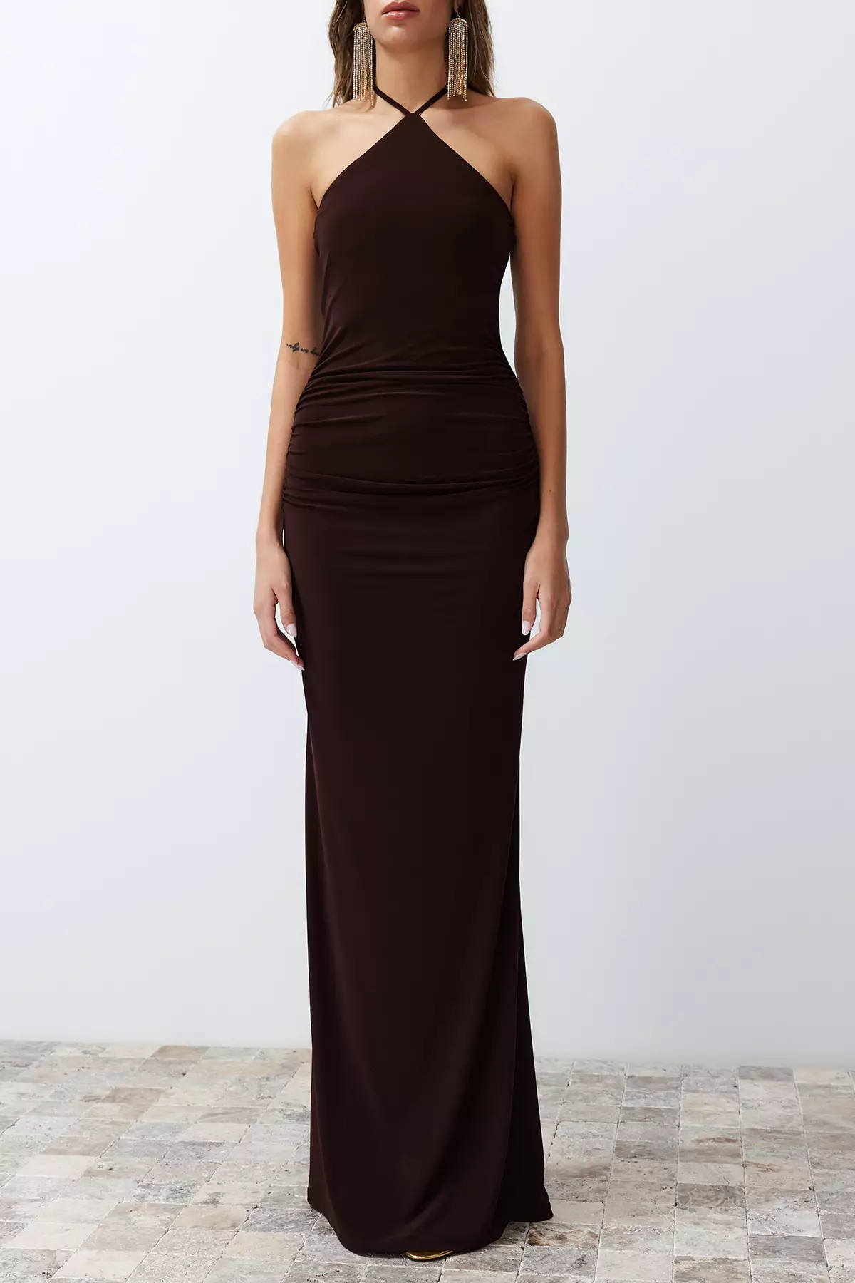 Buy Trendyol Knitted Maxi Dress 2026 Online | ZALORA Philippines