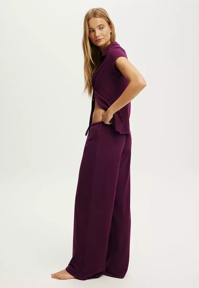 Buy Cotton On Body Dreamy Soft Wide Leg Pants 2026 Online | ZALORA
