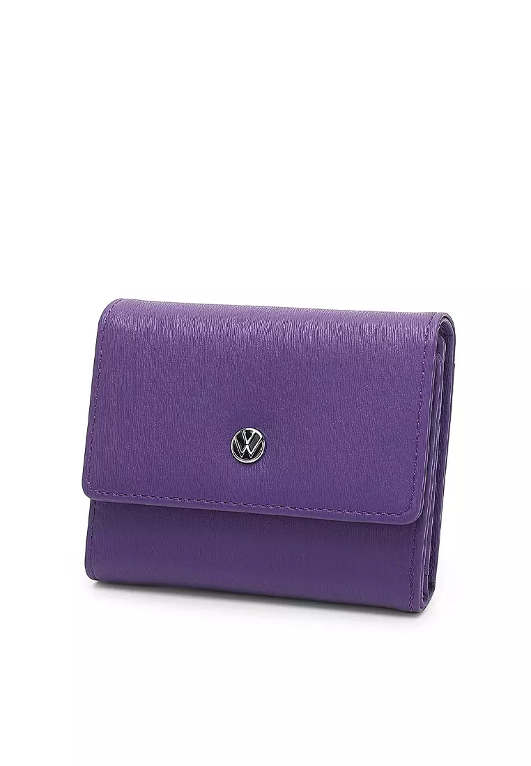 Buy Volkswagen Women's RFID Short Purse / Wallet - Purple 2025 Online ...