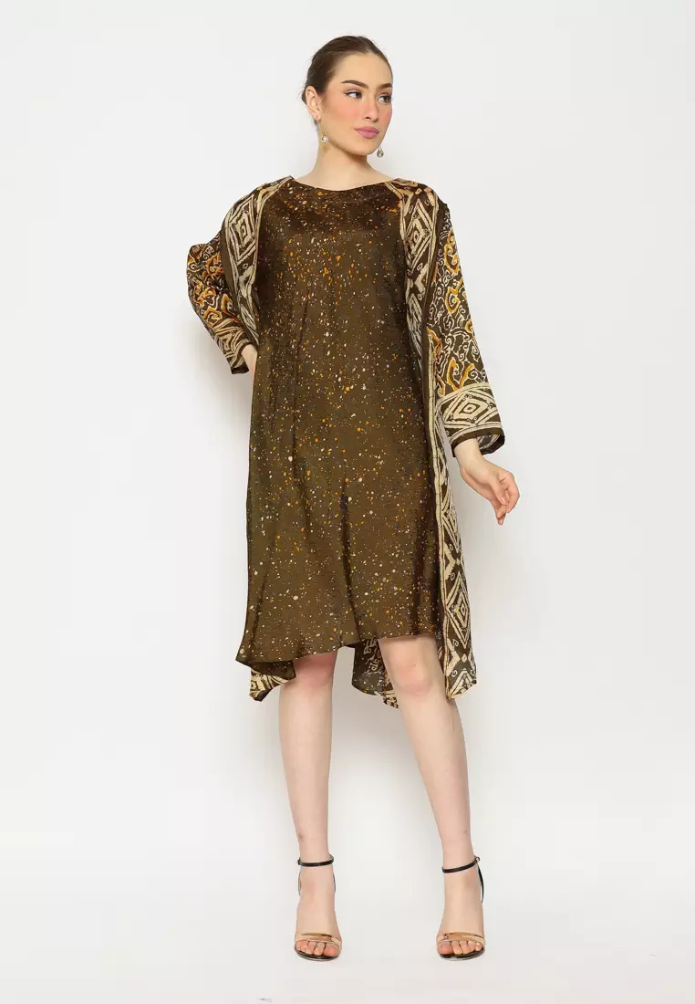 Jual RINJANIE BATIK RINJANIE BATIK - Dress Batik Wanita - Dress Bombai ...