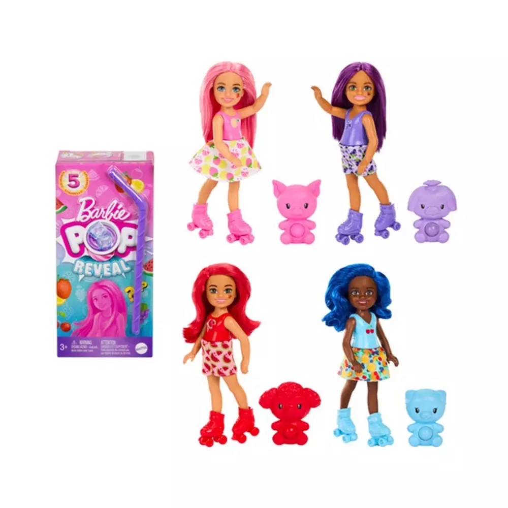 Jual TOYS KINGDOM Barbie Set Boneka Chelsea Pop Up Fruit Hrk58 Random ...