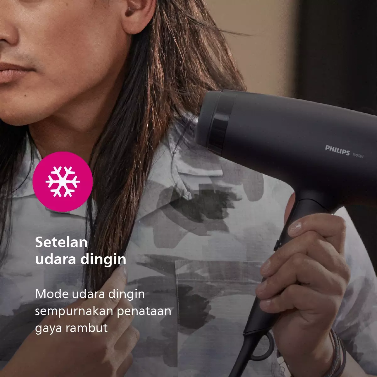 Jual Philips Philips Hair Dryer 3000 Series BHD308/10 Pengering Rambut Original 2024 | ZALORA ...