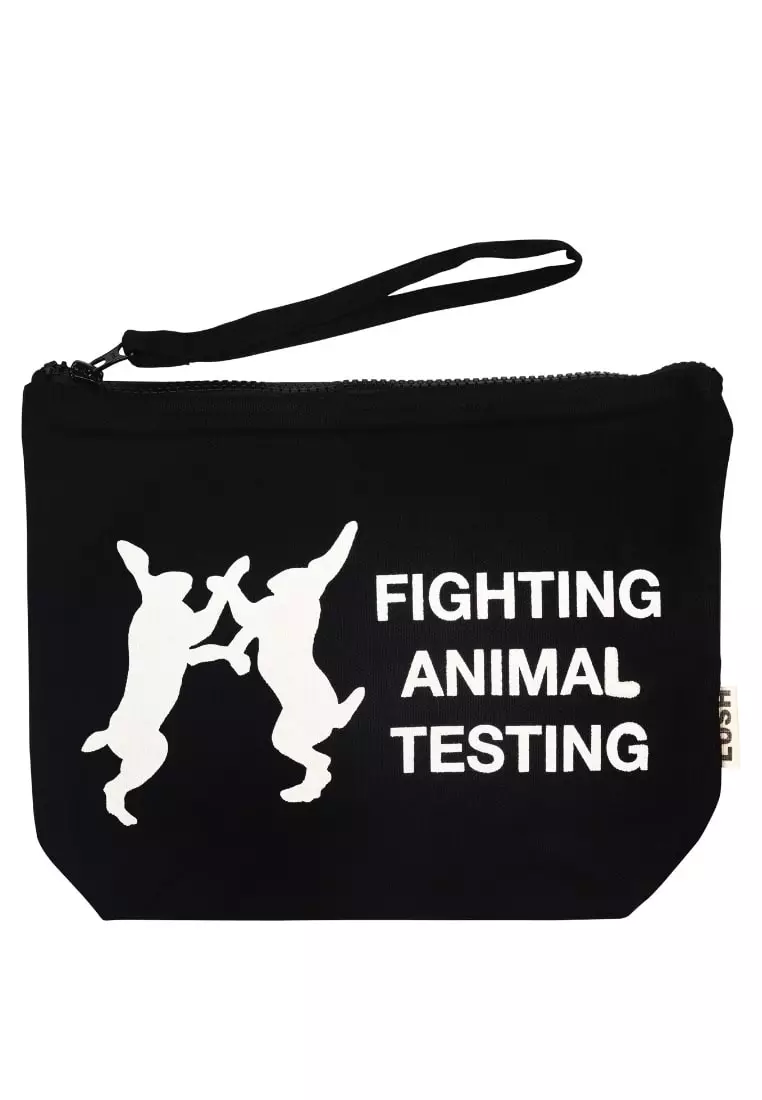 Buy Lush Fighting Animal Testing Cosmetic Pouch 2026 Online | ZALORA ...