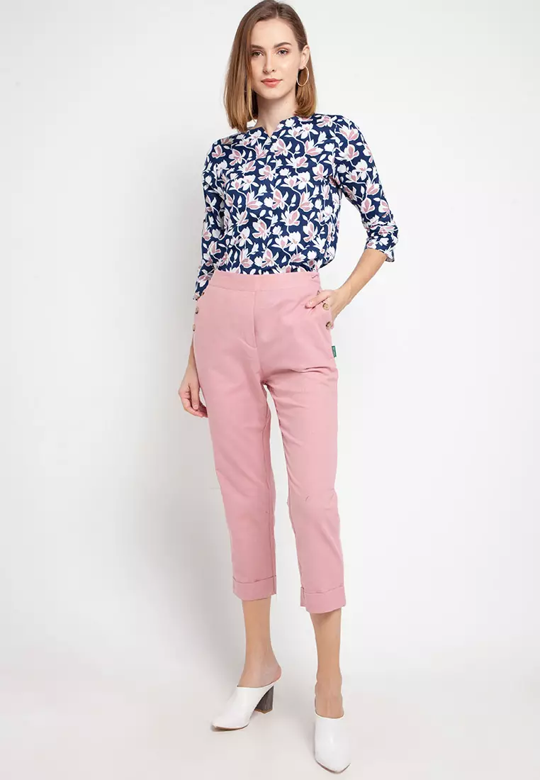 Jual Point One SHERINA Floral Blouse Original 2025 | ZALORA Indonesia