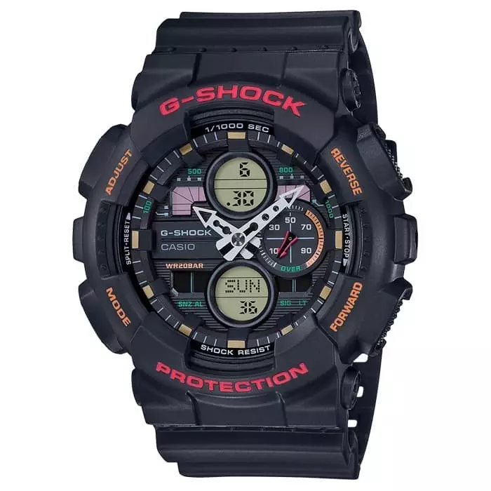 Jual CASIO Casio G-Shock GA-140-1A4DR Hitam Karet Hitam Cowok Original ...
