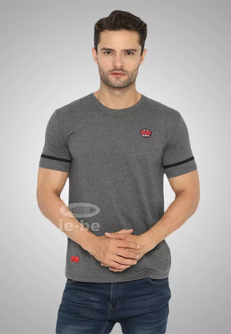 Jual IEBE Kaos Lengan Pendek Casual IEBE C1BJ2059 Original 2024 ...