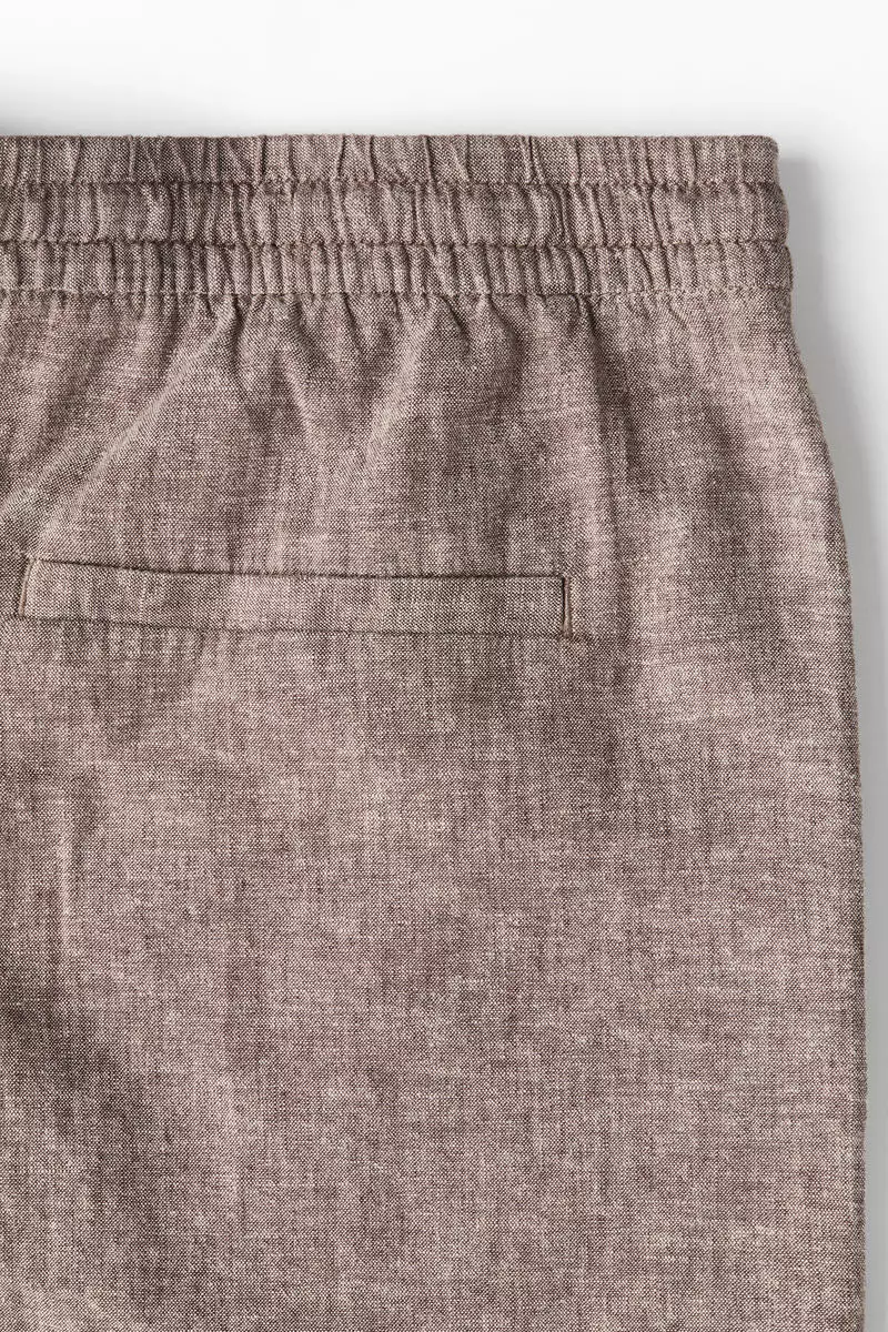 Buy H&M Regular Fit Linen-blend shorts Online | ZALORA Malaysia