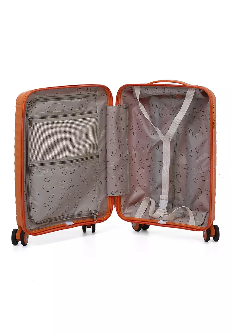 Jual Hamlin Carlton Koper Size 20inch Unisex Lock Anti Theft Zipper ...