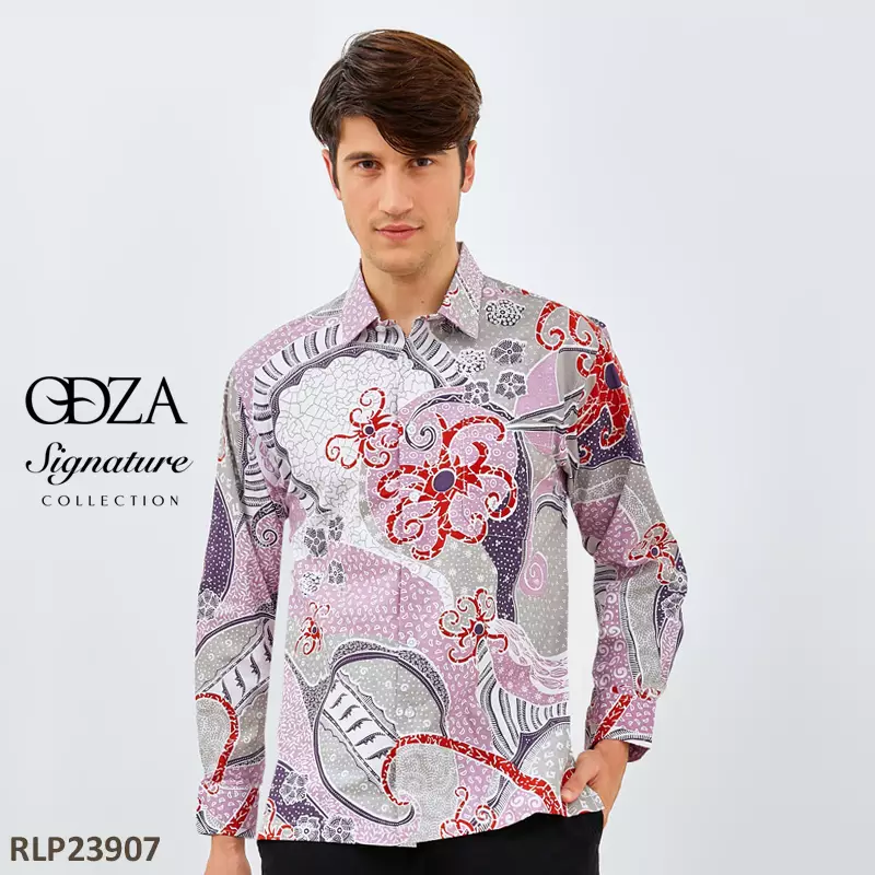 Jual ODZA CLASSIC Odza Batik REGULAR FIT Kemeja Pria Lengan Panjang ...