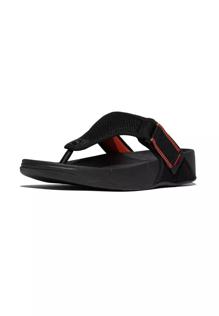 Buy FITFLOP Trakk Mens Adjustable Water-resistant Mesh Toe-post Sandals ...