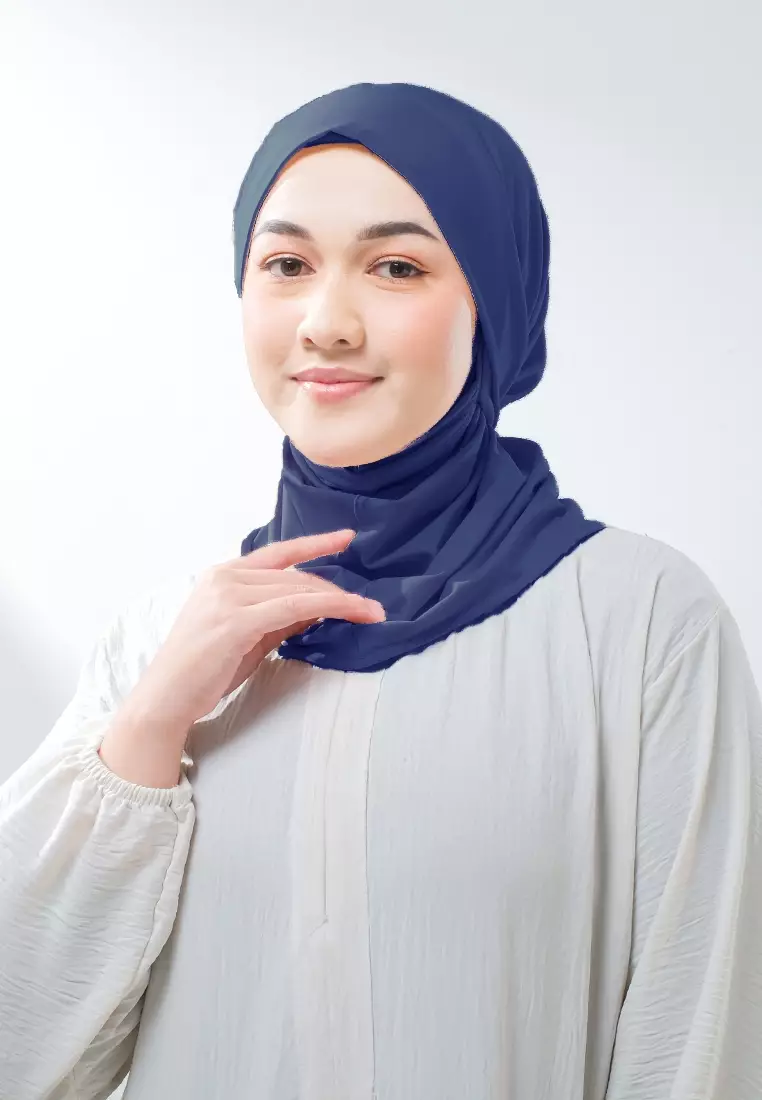 Jual Cantik Kerudung ZALINA INSTAN - NAVY Original 2025 | ZALORA Indonesia