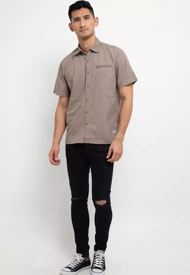 Jual REMIX JEANS Kemeja Basic Reg 2865 Original 2025 | ZALORA Indonesia