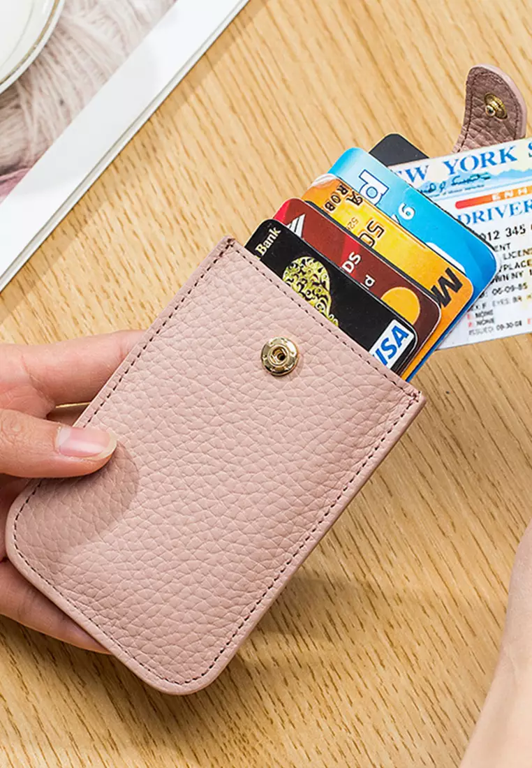 Buy ZITIQUE Full -grain leather pull -up card package 2025 Online | ZALORA