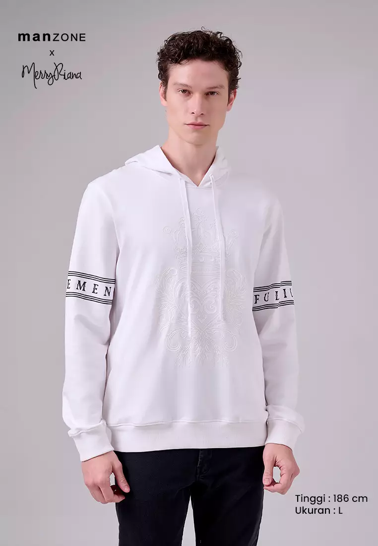 Jual Manzone MANZONE X Merry Riana - Hoodie Lengan Panjang Pria ...