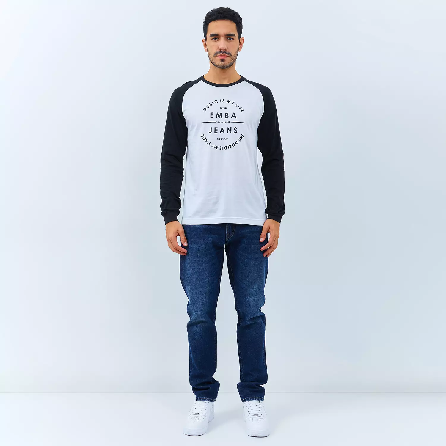 Jual Emba Jeans EMBA JEANS - Kaos Raglan Lengan Panjang Regular Fit ...