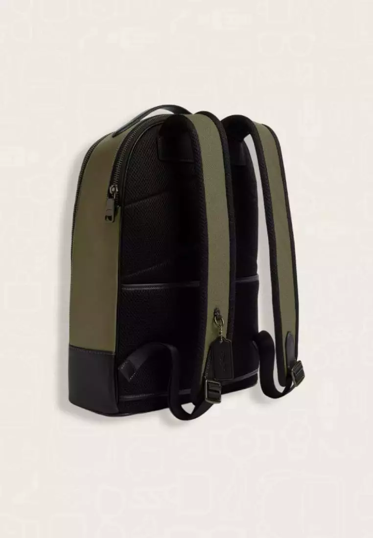Jual Coach Coach Ethan Backpack Olive Drab Original 2025 | ZALORA ...
