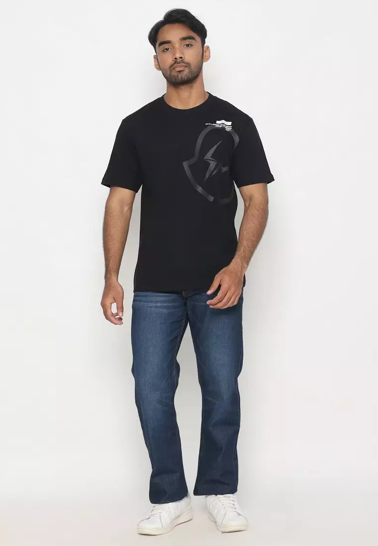 Jual NX NX T-Shirt Cotton Combed Tebal Pria 207370071 Original 2025 ...