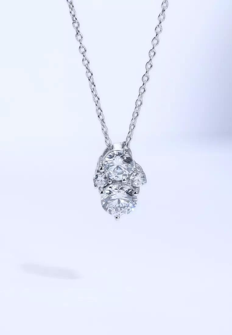 Buy Alfredulla Ome Princess Zirconia Necklace 2024 Online | ZALORA ...