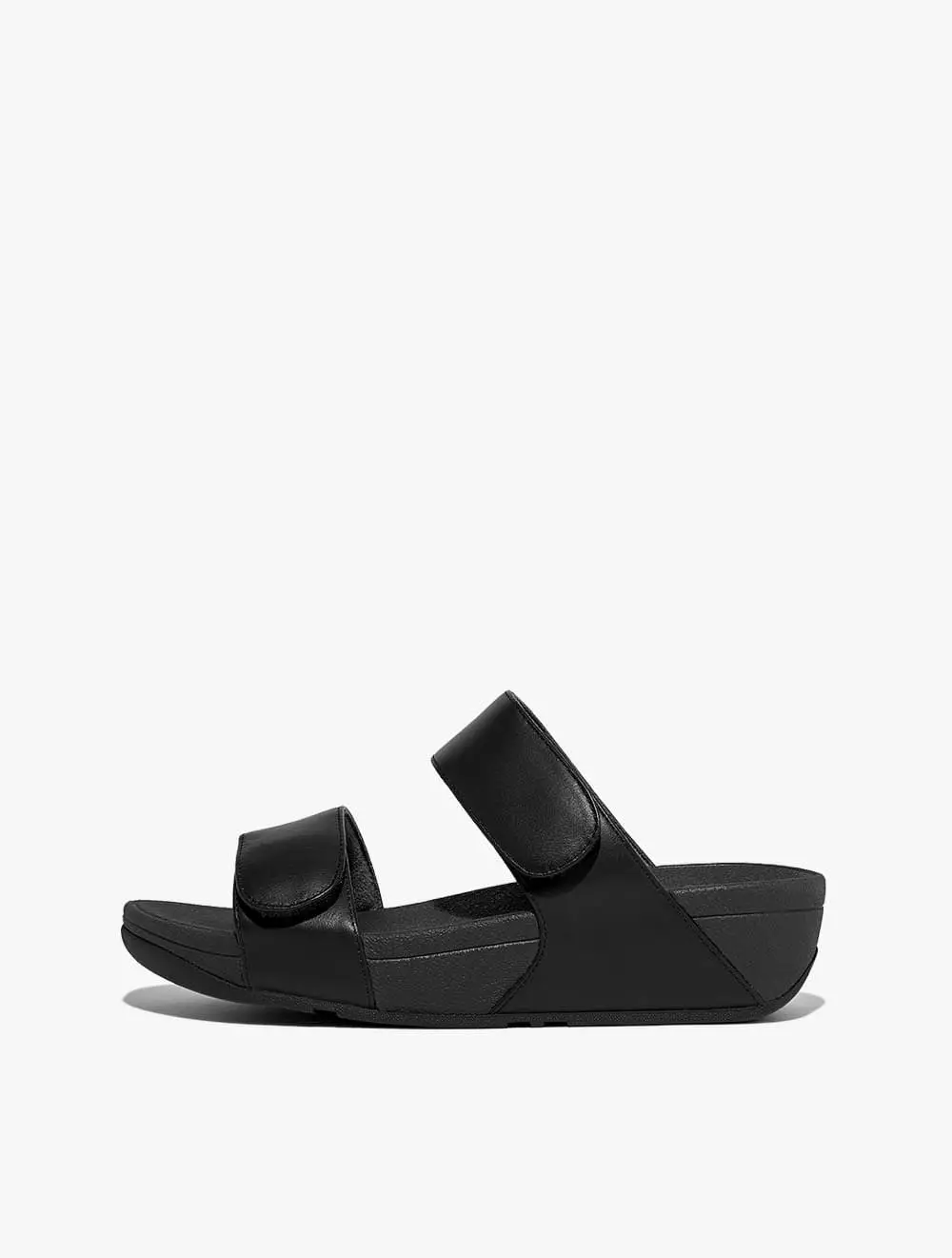 Jual FitFlop Fitflop Lulu Adjustable Leather Slides - Black Original 2024 | ZALORA Indonesia
