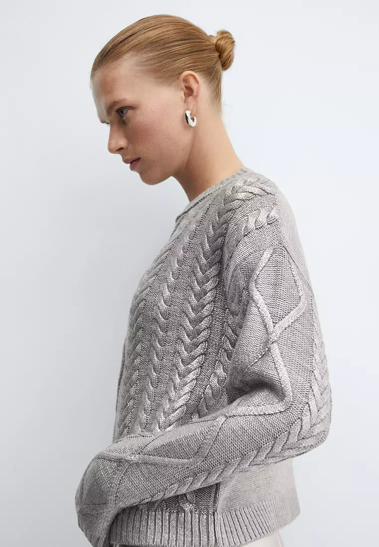 Jual Mango Foil Braided Jumper Original 2025 Zalora Indonesia