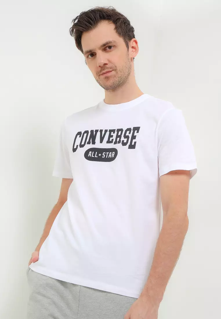 Buy Converse Retro Chuck Logo Center Front Tee 2025 Online | ZALORA ...