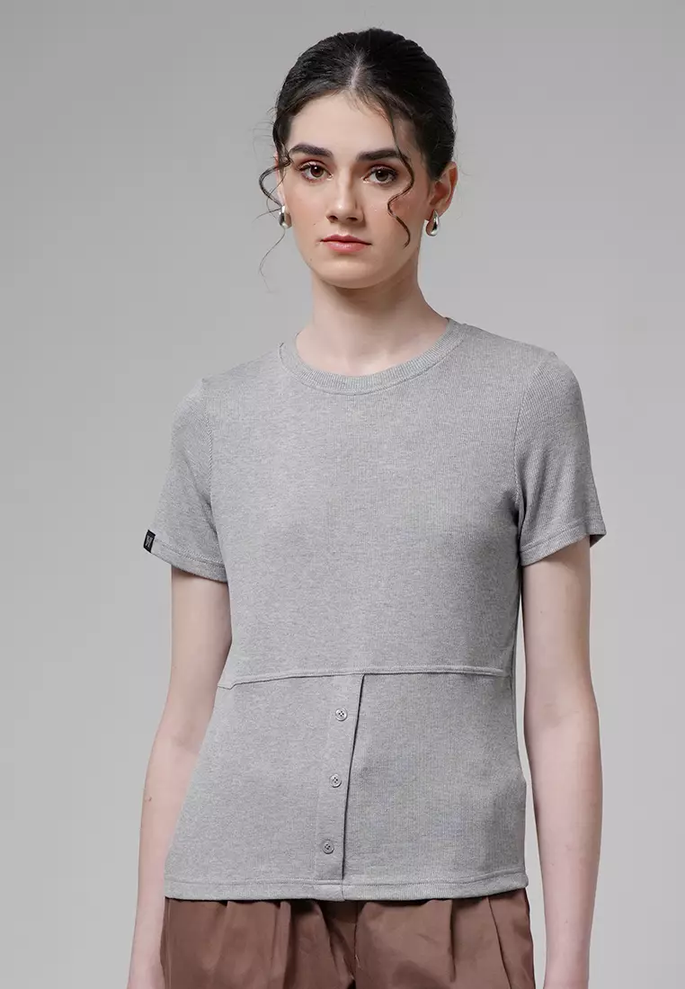 Jual Hardware Hardware Clothing Atasan Wanita Crew Neck Top Original ...