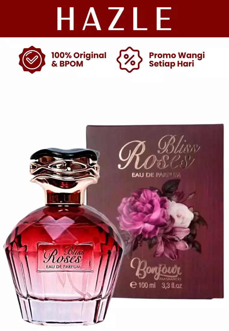 Jual Bonjour Bonjour Bliss Roses Unisex EDP 100 ml Original 2025 | ZALORA Indonesia