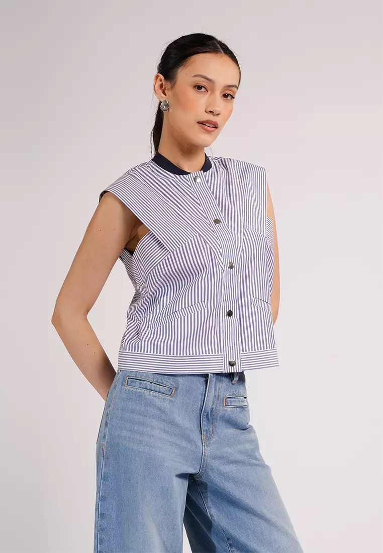 Buy Plains & Prints DNM Studios 2026 Doax Sleeveless Top 2026 Online ...
