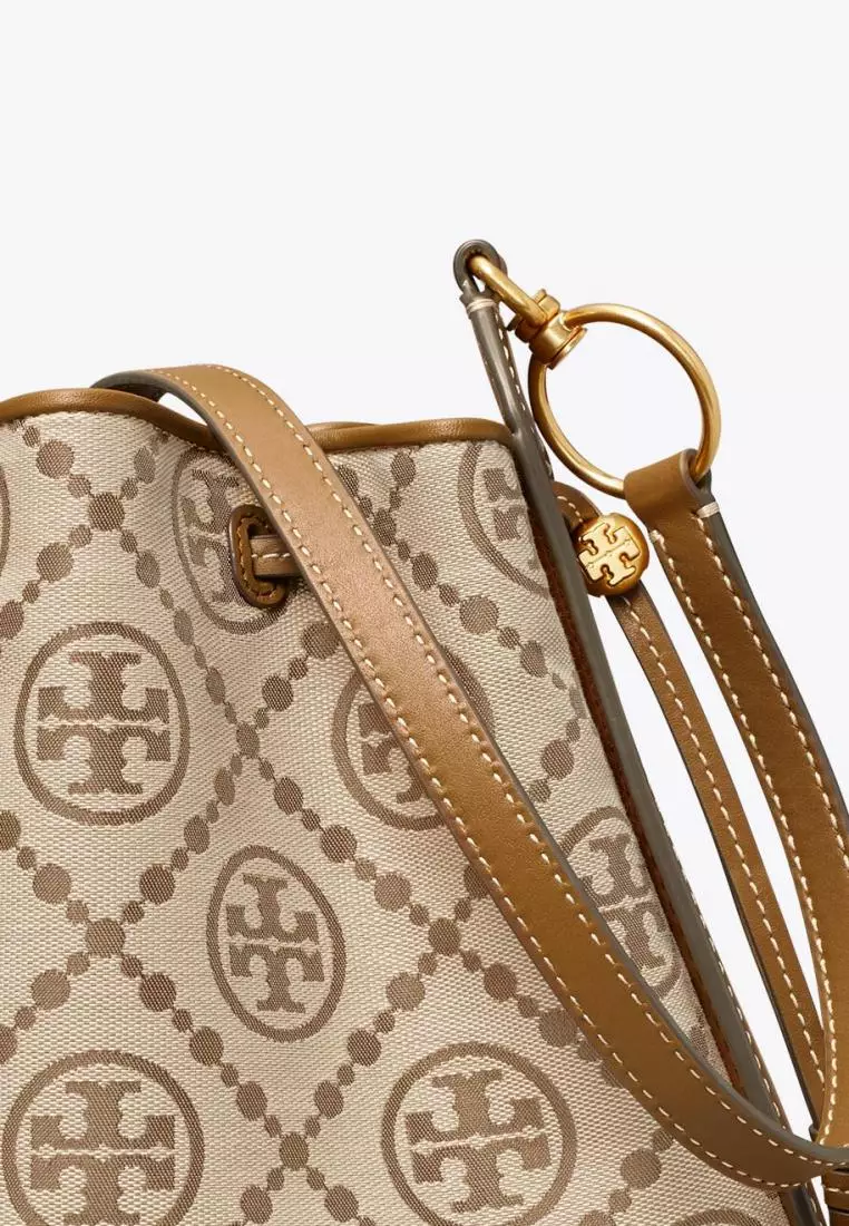 Jual Tory Burch Tory Burch T Monogram Bell Bag Hazelnut Original 2025 | ZALORA Indonesia