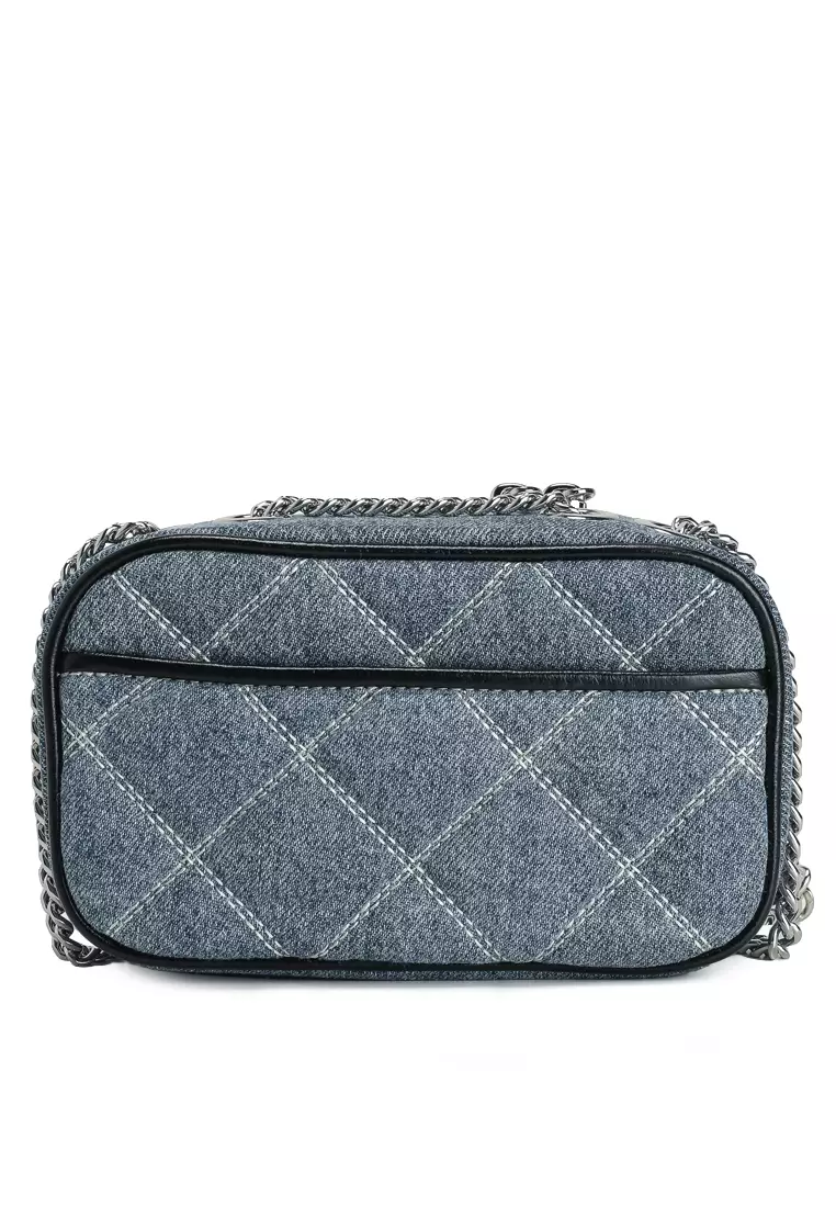 Buy Marc Jacobs The Quilted Denim Softshot Bag 2026 Online | ZALORA ...