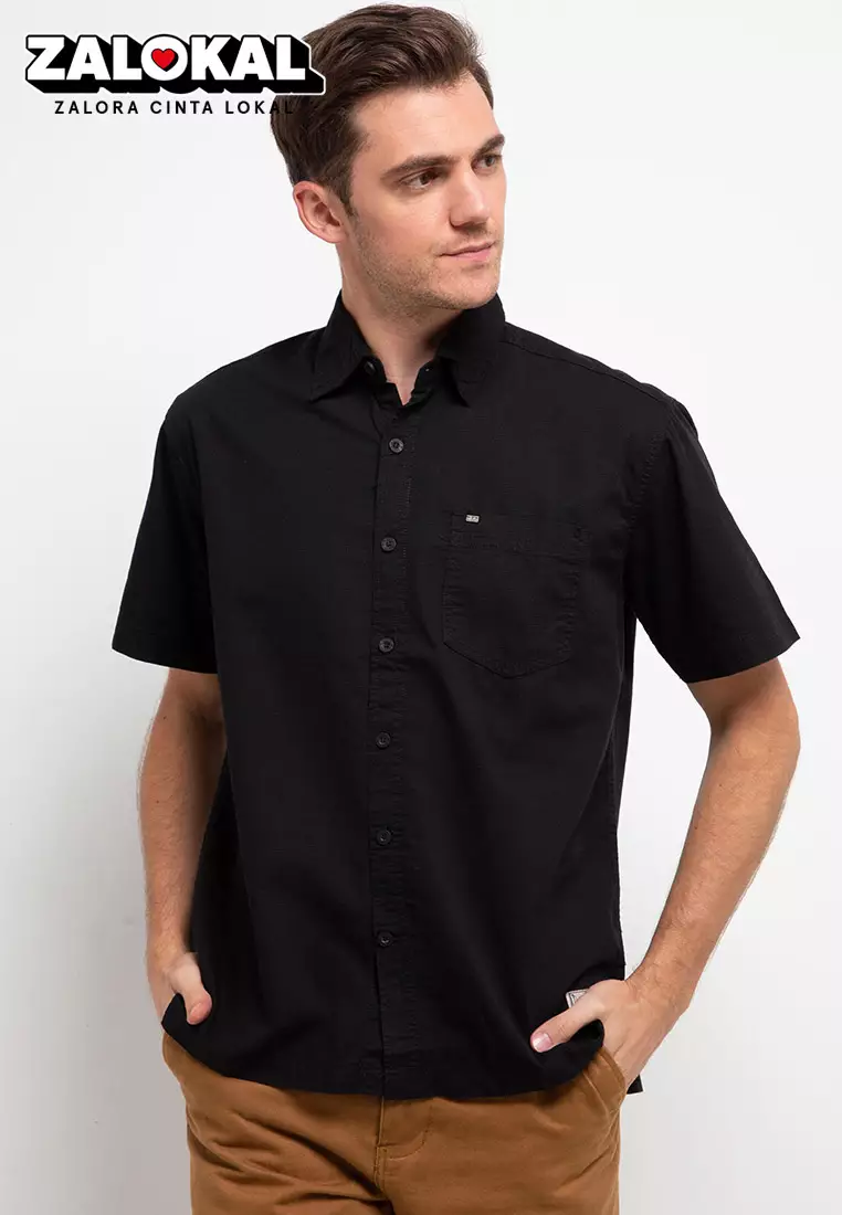 Jual REMIX JEANS Kemeja Basic Reg 2743 Original 2025 | ZALORA Indonesia