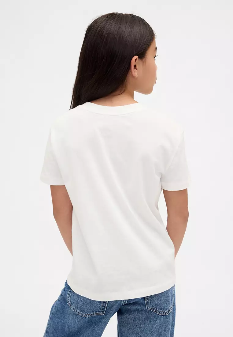 Buy GAP French Short Sleeve Value Logo Graphic Holiday 2025 2025 Online ...