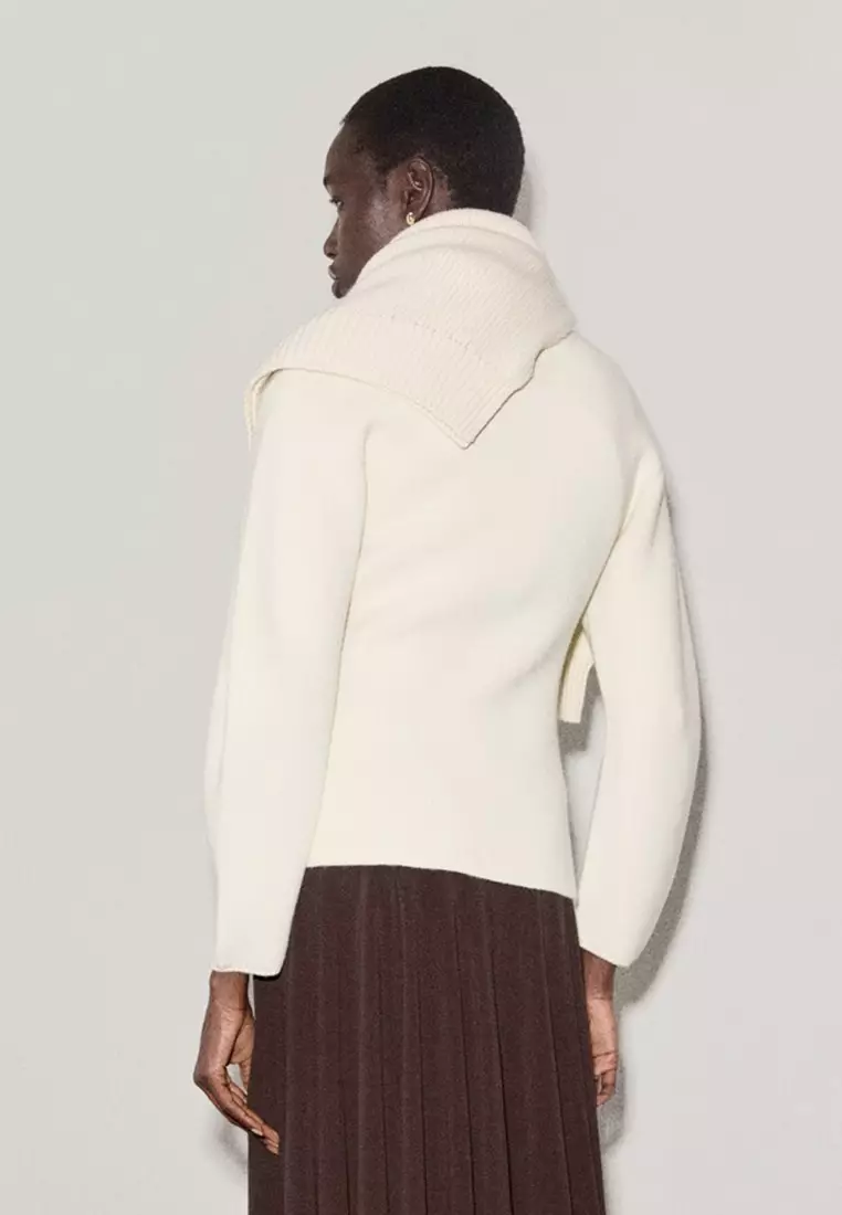 Buy Mango Knitted Jacket With Zip 2025 Online | ZALORA