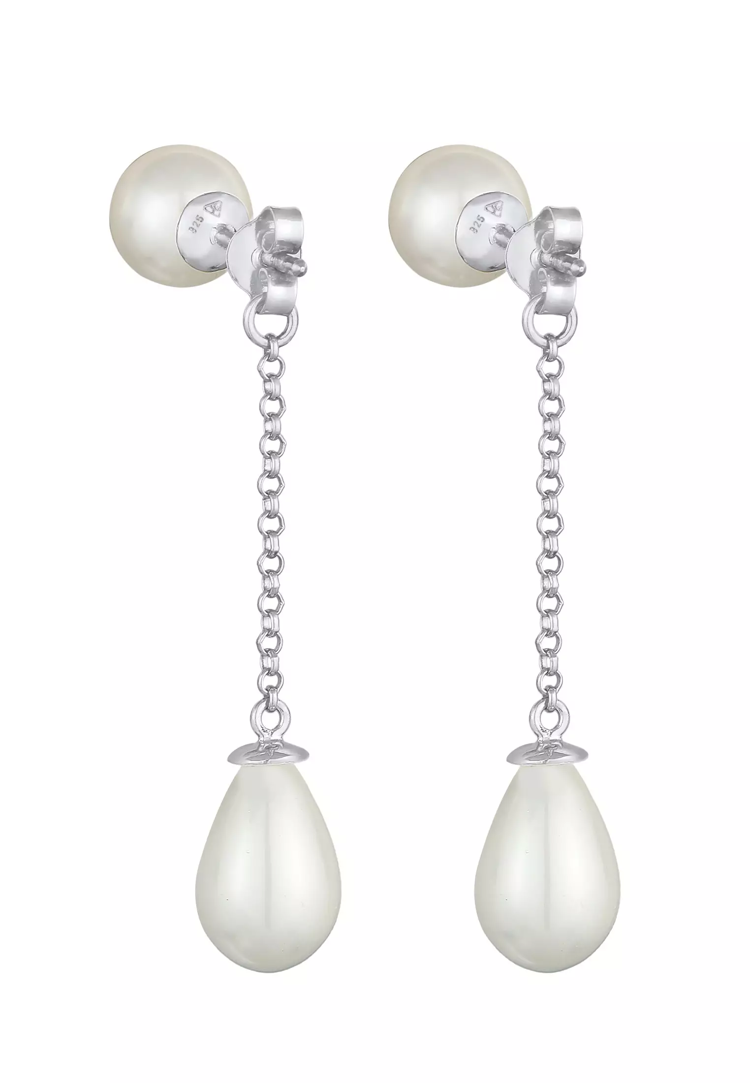 Buy ELLI GERMANY Swarovski® Pearl Ear Jacket Earrings – 925 Silver 2026 ...