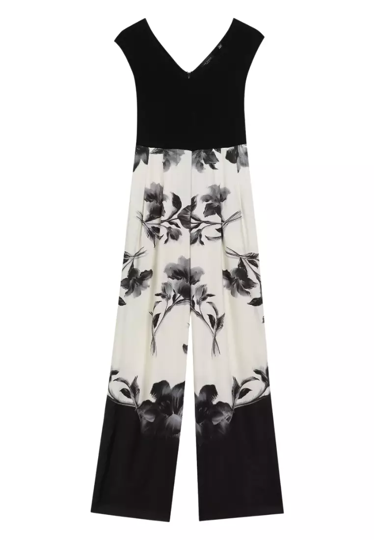 Buy TED BAKER Ted Baker NALCO Bardot Knit Bodice Printed Trouser ...