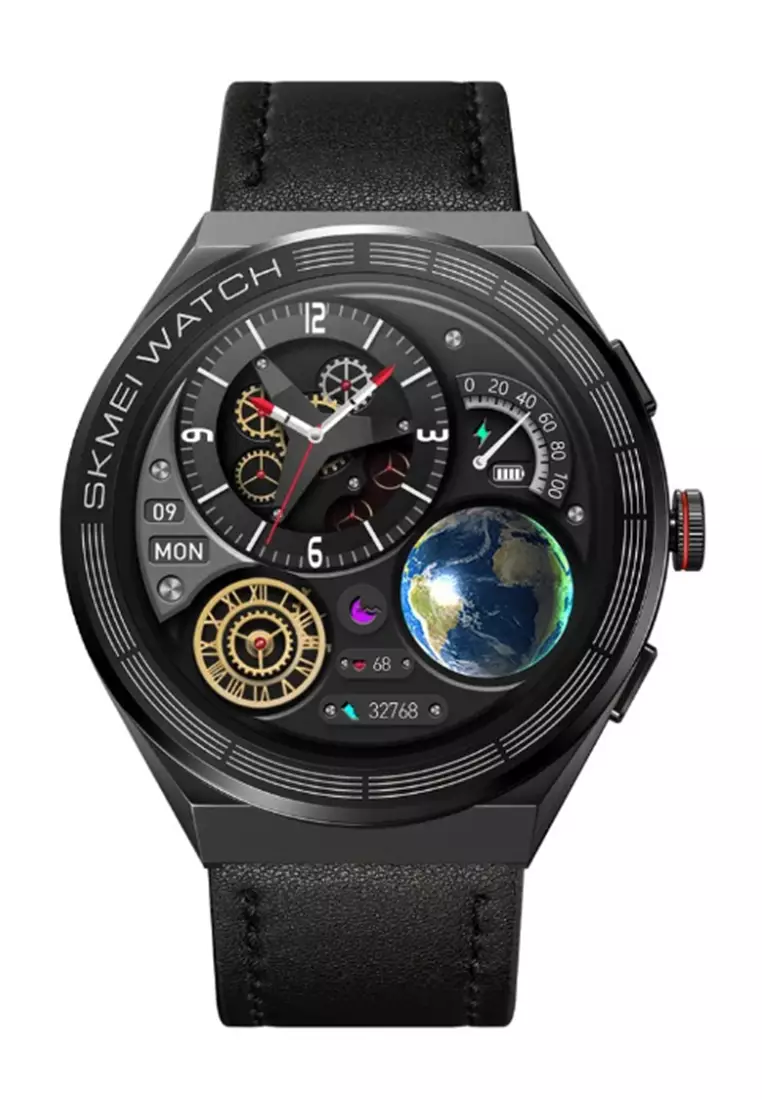 Jual SKMEI Smartwatch Pria Waterproof Many Function Strap Tali Material ...