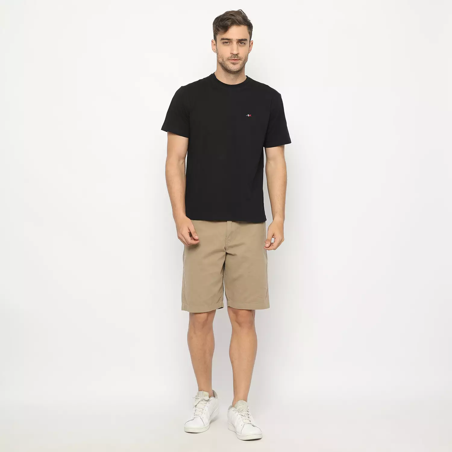 Jual Ricardo RICARDO Kaos Lengan Pendek Katun Polos Warna Hitam 32202H ...
