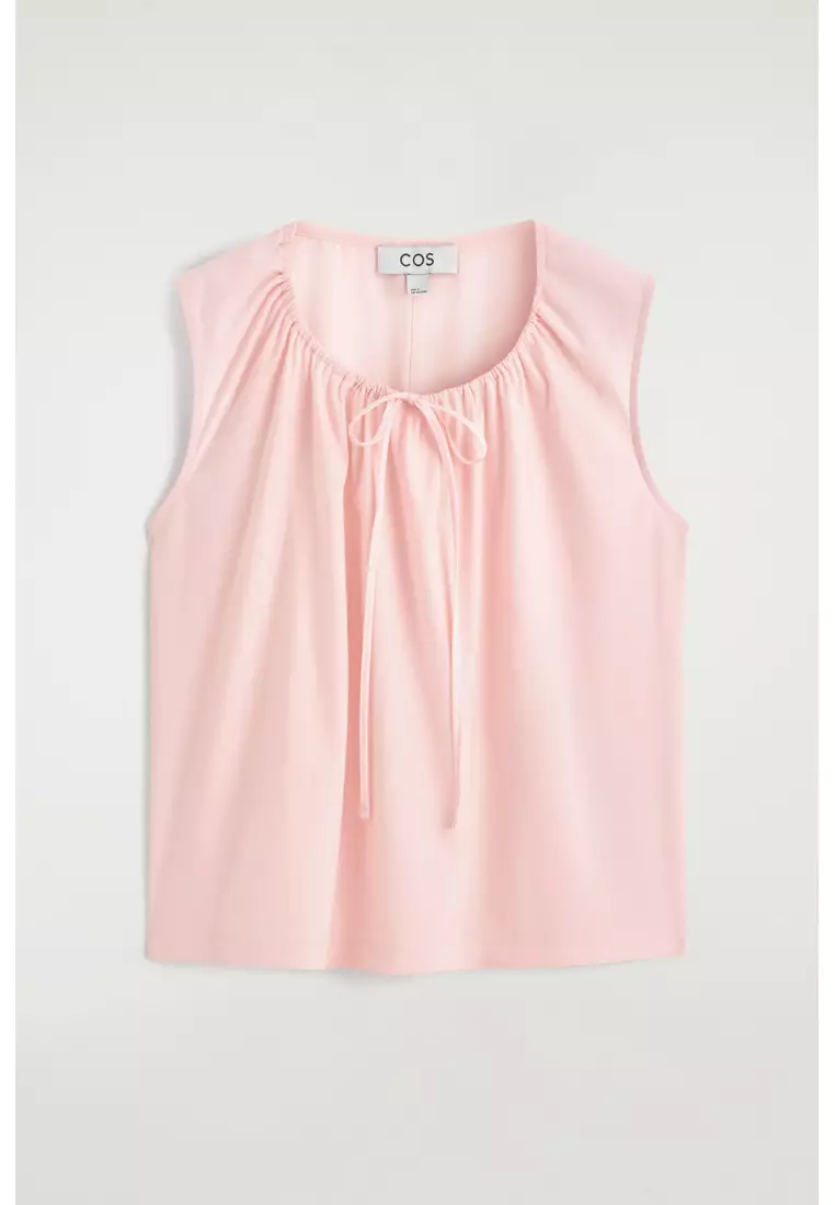 Buy COS GATHERED-NECK JERSEY TANK TOP 2026 Online | ZALORA