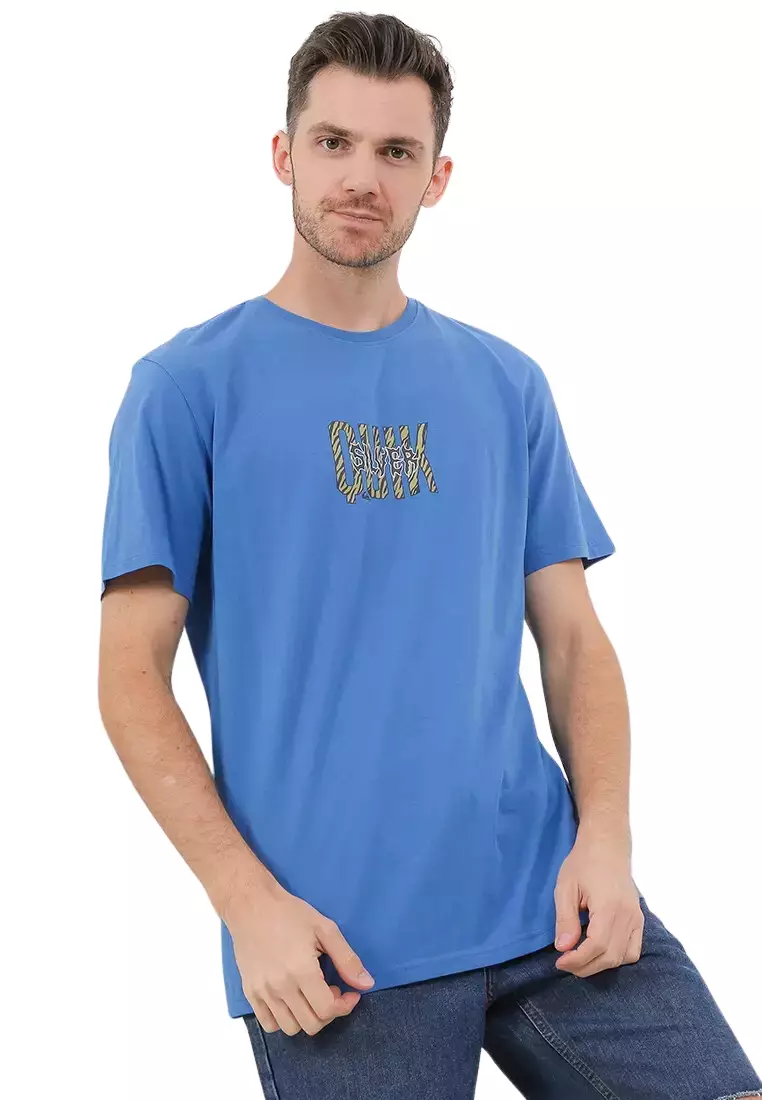 Buy Quiksilver Men Tribe Short Sleeve T-Shirt - Star Sapphire Online ...
