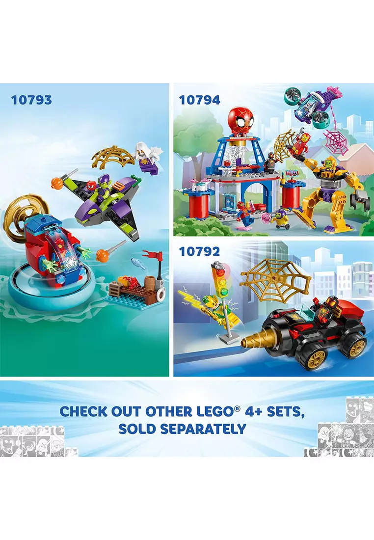Buy LEGO® Spidey 10794 Team Spidey Web Spinner Headquarters, Age 4 ...