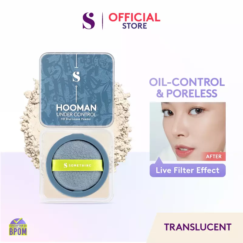 Jual SOMETHINC SOMETHINC HOOMAN UNDER CONTROL HD Blur Loose Powder - 01 ...
