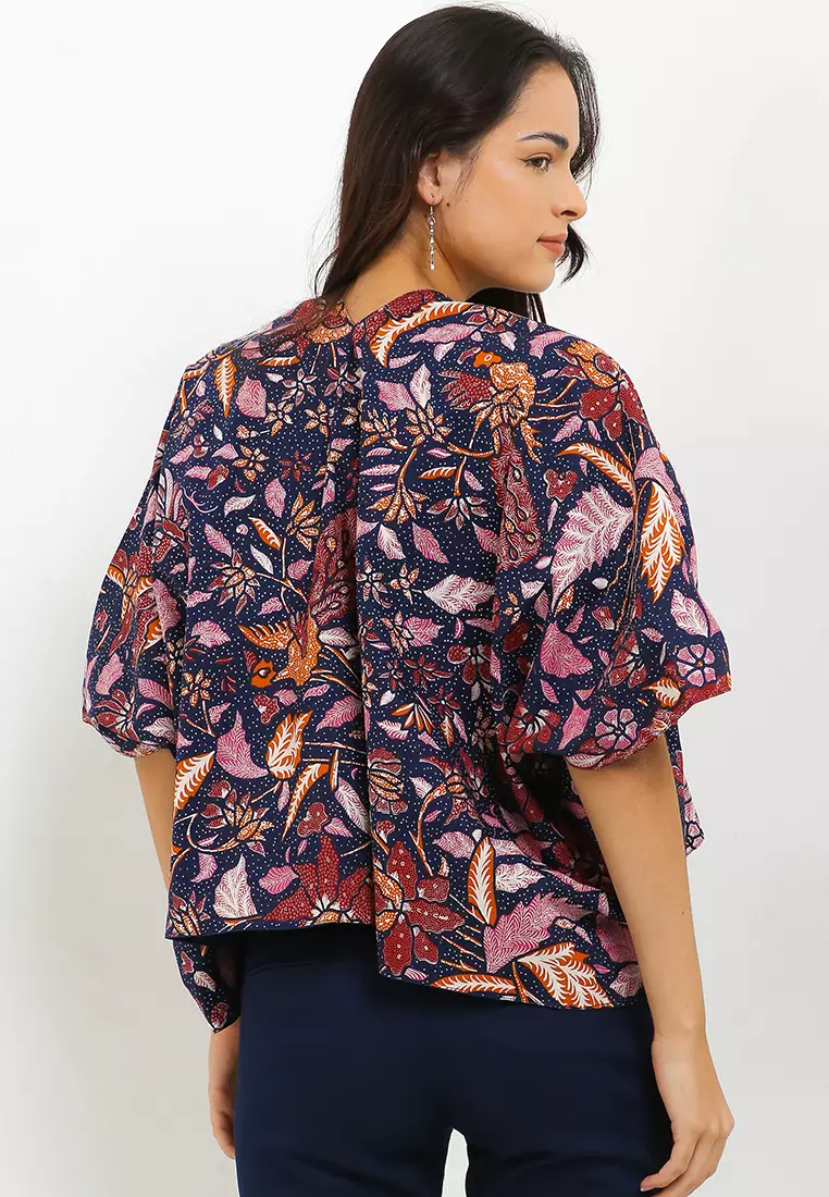 Jual Krisna Batik Asana Cardigan Batik Katun Motif Tiga Negeri Original ...