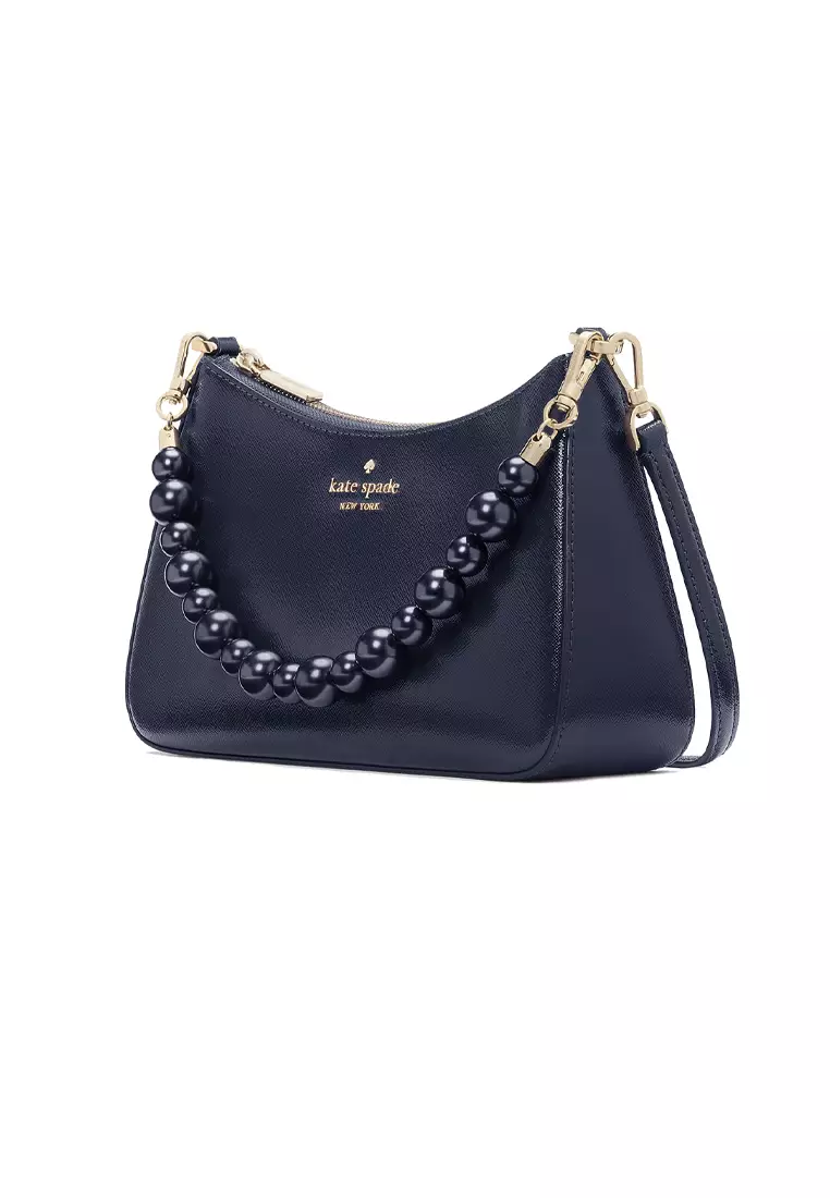 Buy Kate Spade Madison Faux Pearl Medium Convertible Crossbody Bag Parisian Navy KI932 2025 ...