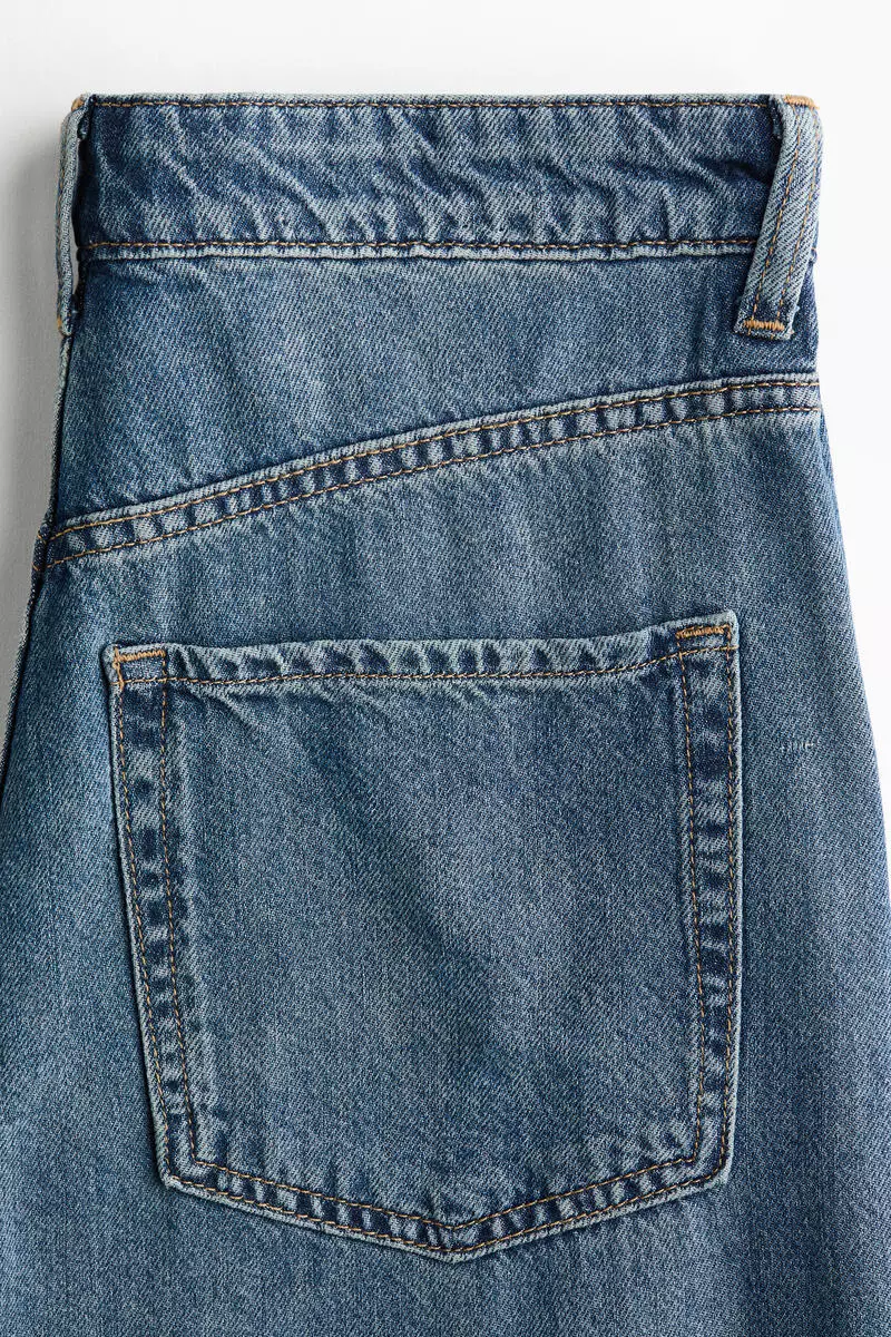 Buy H&M Wide High Waist Jeans 2025 Online | ZALORA