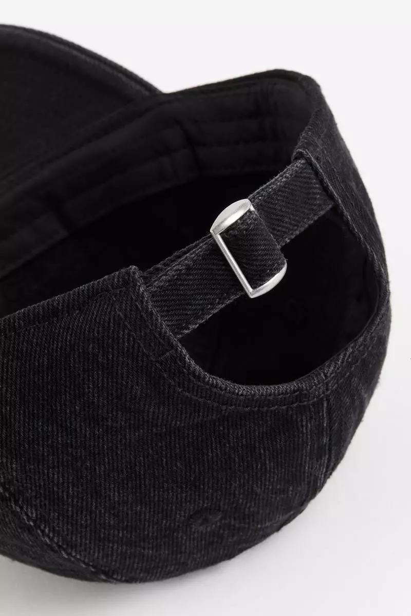 Buy H&M Washed-look denim cap 2025 Online | ZALORA